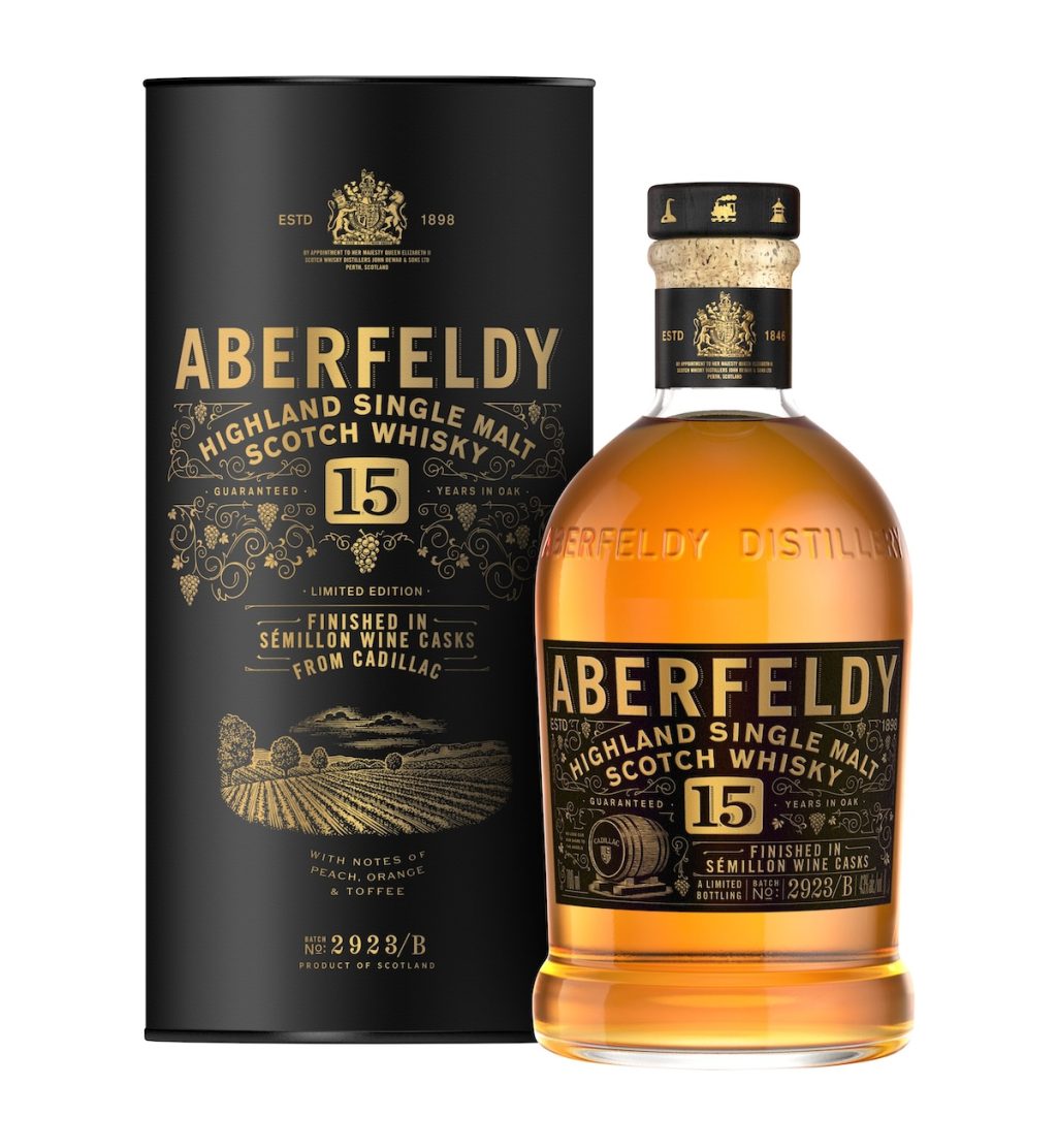 Aberfeldy 15 Year Old Cadillac, a limited edition blend - Club For Man