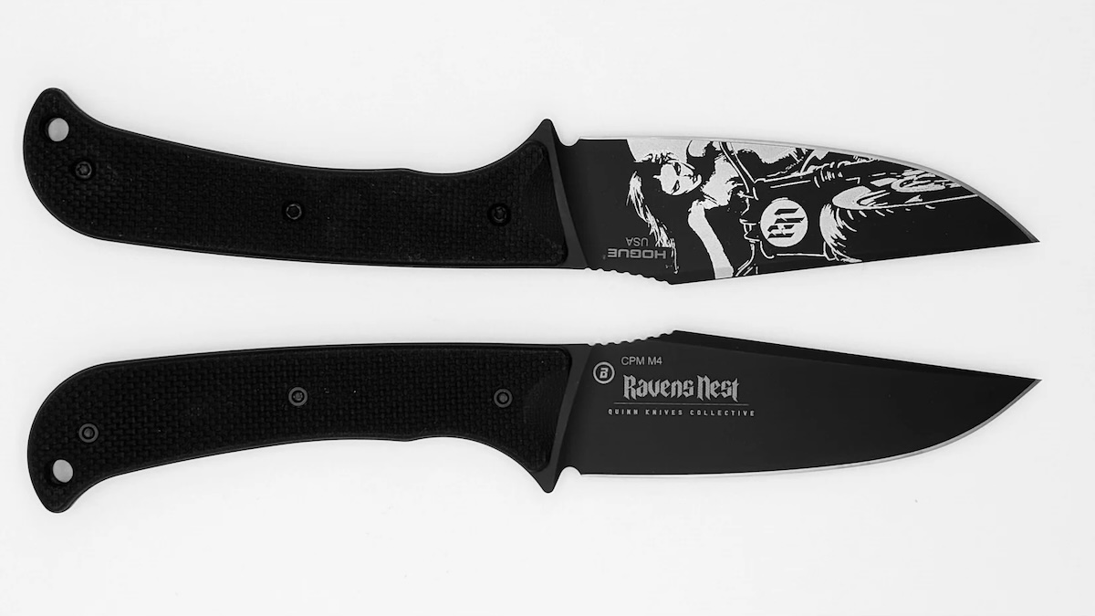 Ravens Nest x Hogue Knives Unsheath Moto-Inspired Blade Art